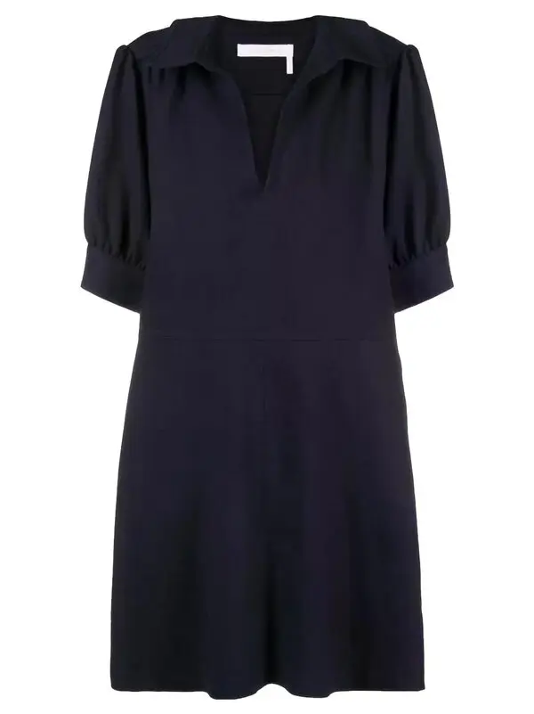See By Chloé Short-sleeve Dress - Blue