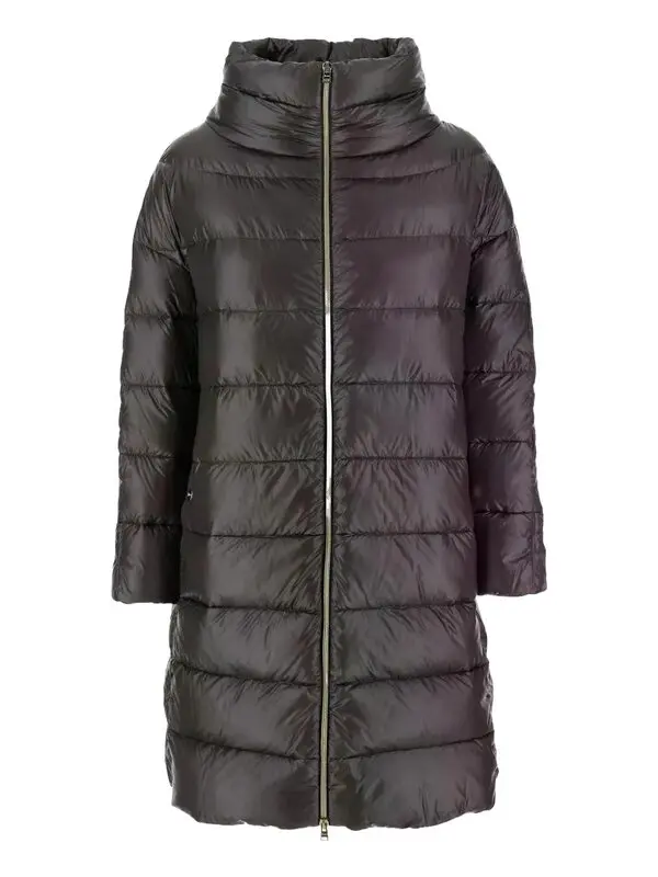 Herno Matilde Quilted Puffer Coat - Grey