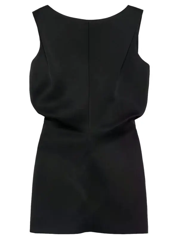 Khaite Toma Mini Dress - Black