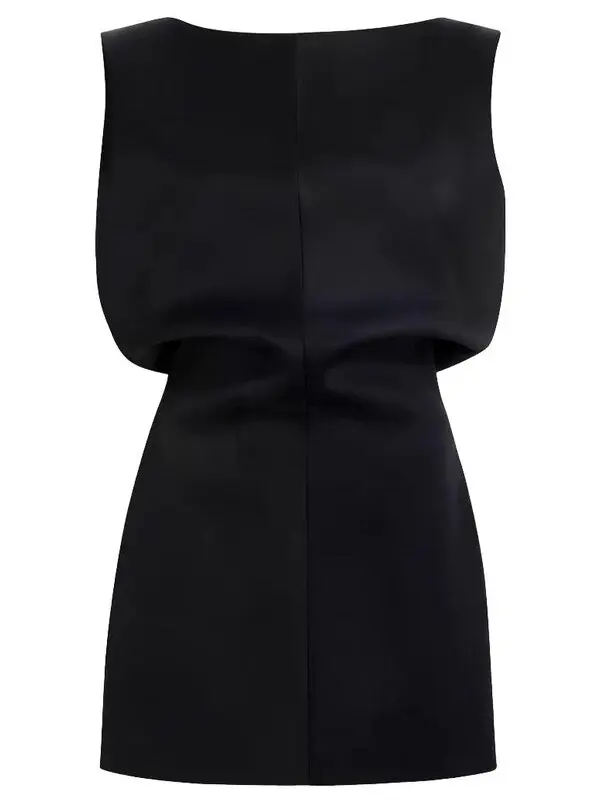 Khaite Toma Mini Dress - Black