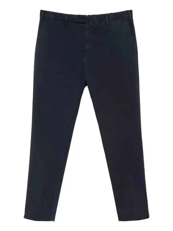 DELL'OGLIO Pressed-crease Chino Trousers - Blue