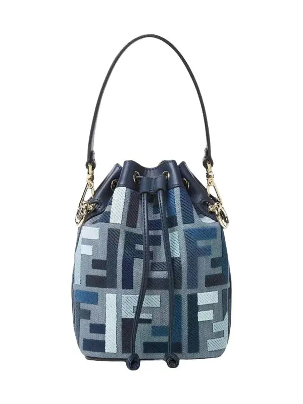 Fendi Mini Mon Tresor Bucket Bag - Blue