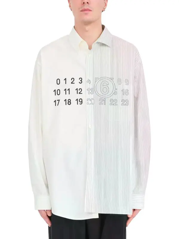 MAISON MARGIELA Asymmetric Shirt - White