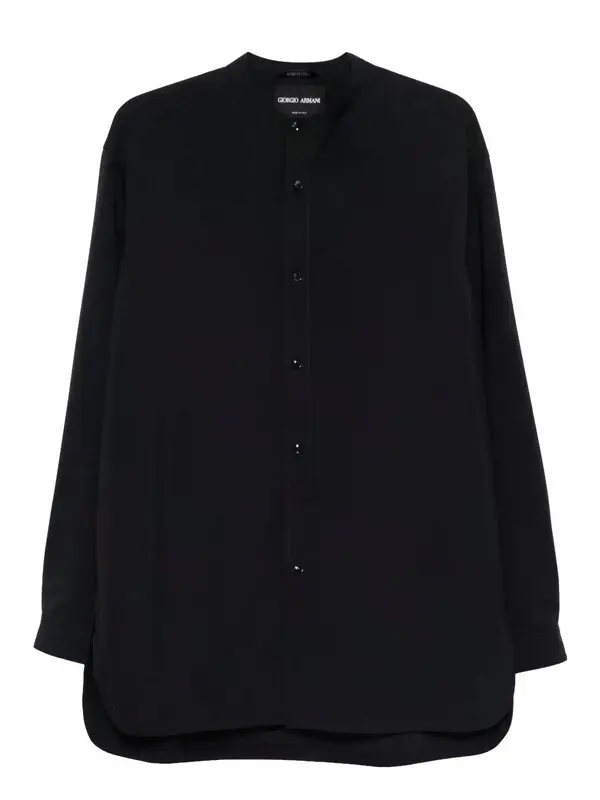 Giorgio Armani Wool Shirt - Blue