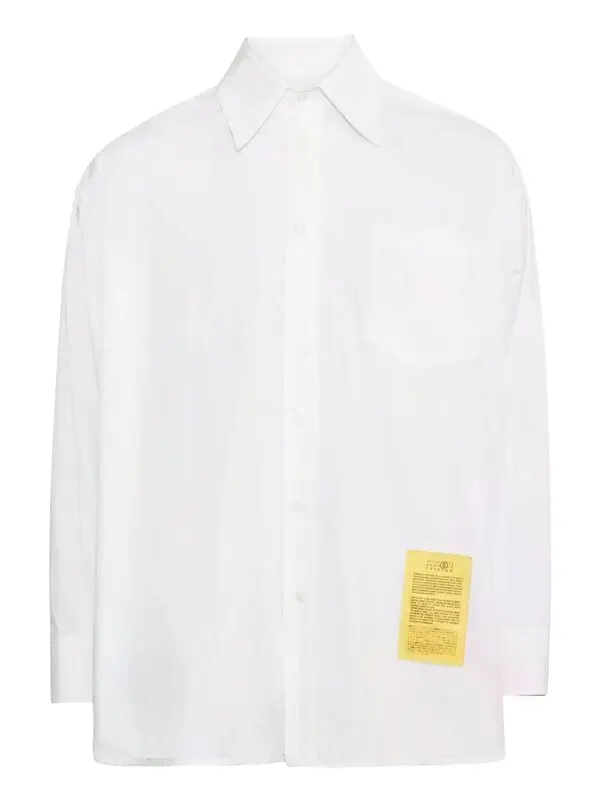 MAISON MARGIELA Numbers Motif-patch Shirt - White