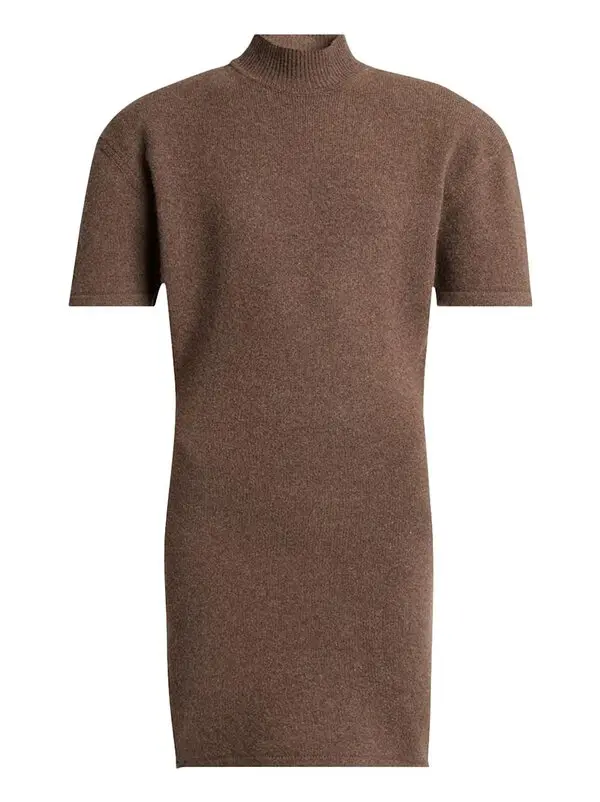 Jacquemus The Castagna Knit Dress - Brown