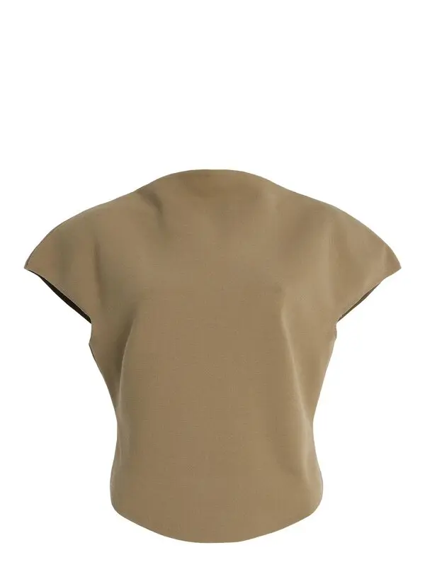Cult Gaia Virginiana Knit Top - Tan