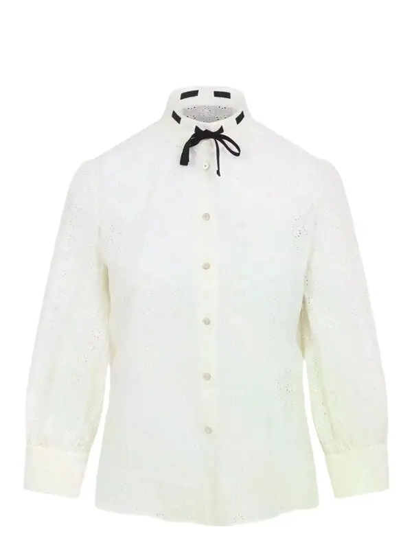Valentino Garavani Daisy Sangallo Shirt - Neutrals