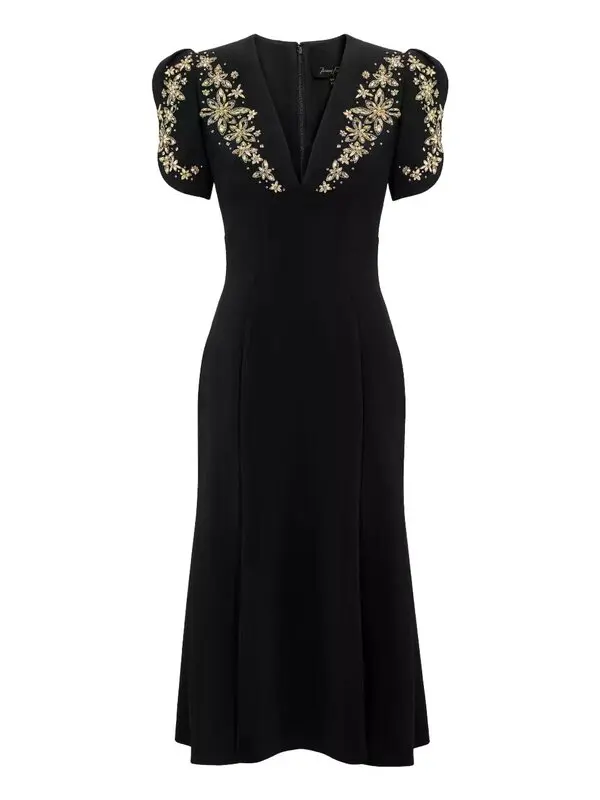 Jenny Packham Rose Bud Dress - Black