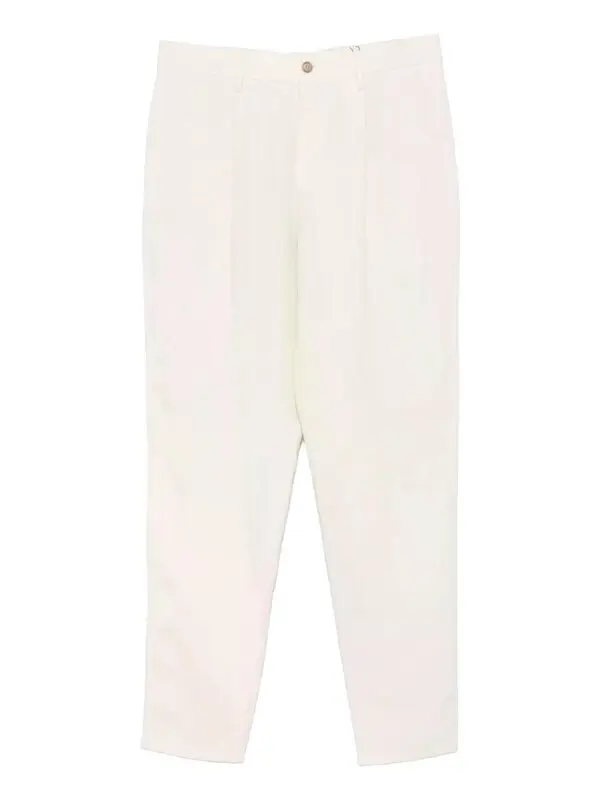 Canali Linen Trousers - Neutrals