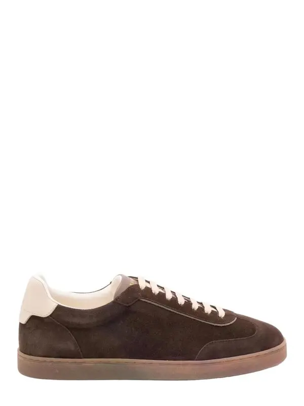 Brunello Cucinelli Suede Low-top Sneakers - Brown