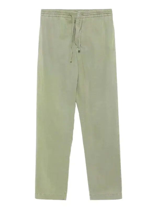 Canali Drawstring-waistband Trousers - Green