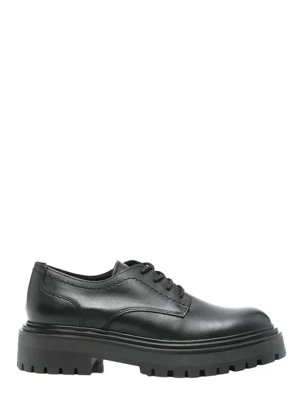 Marc O'polo Leather Oxford Shoes - Black