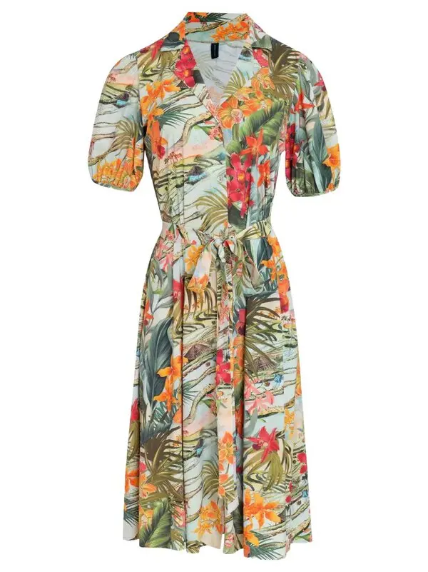 LYGIA & NANNY Floral-print Dress - Green