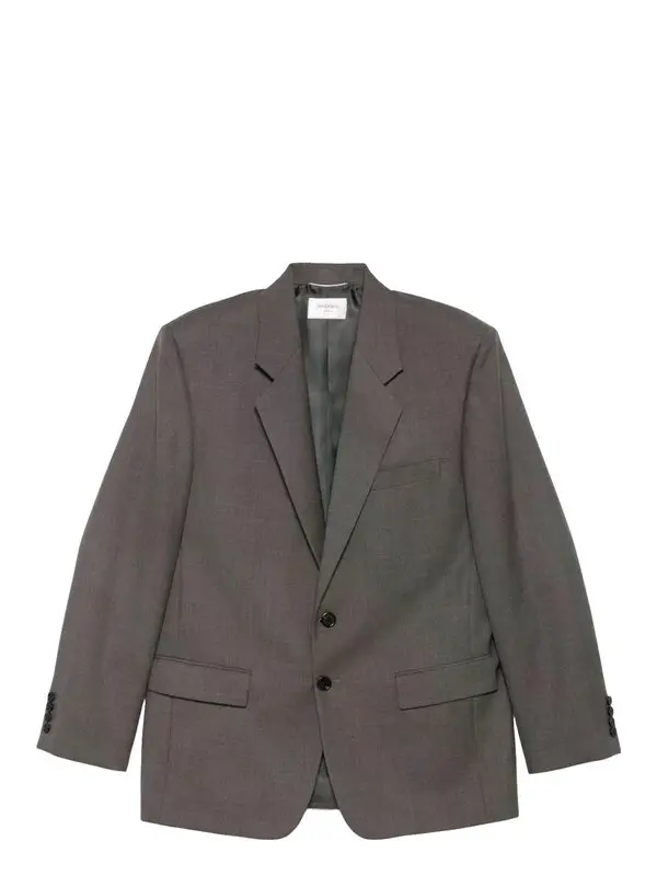 Saint Laurent Wool Blazer - Brown