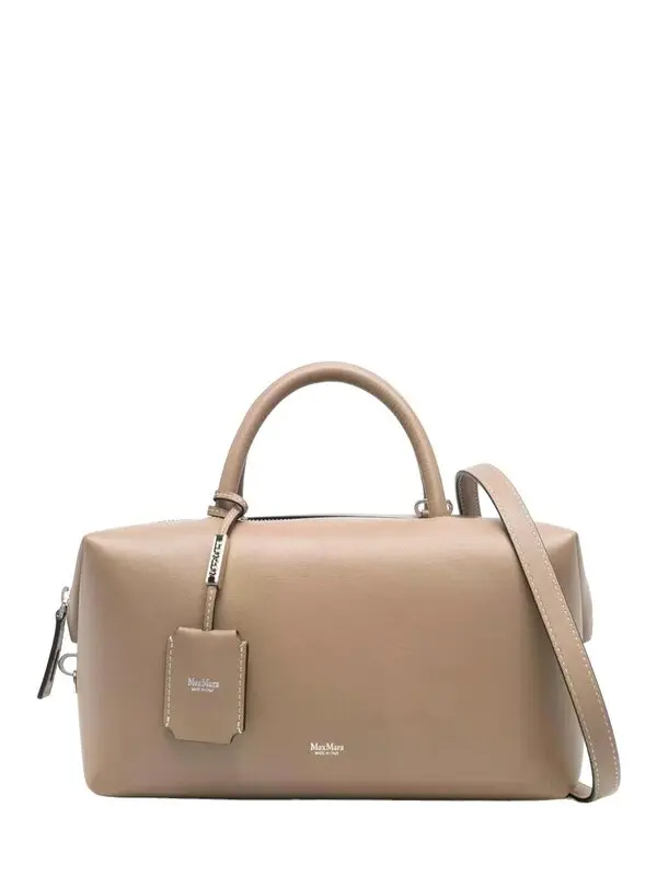 Max Mara Leather Tote Bag - Neutrals