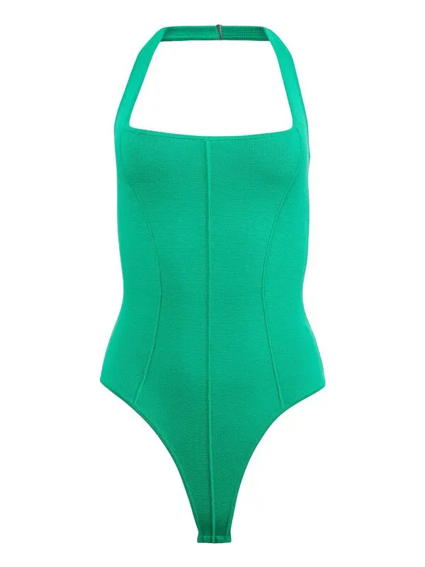 Fleur Du Mal Sofia Bodysuit - Emerald