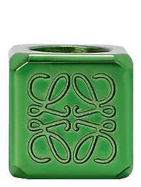 Loewe Square Clover Anodized-brass Dice - Green