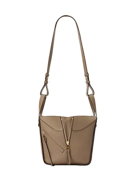 Loewe Hammock Compact Top-handle Bag - Taupe