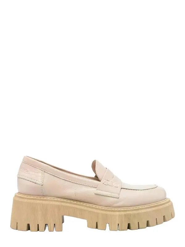 Marc O'polo 50mm Alma Leather Loafers - Neutrals