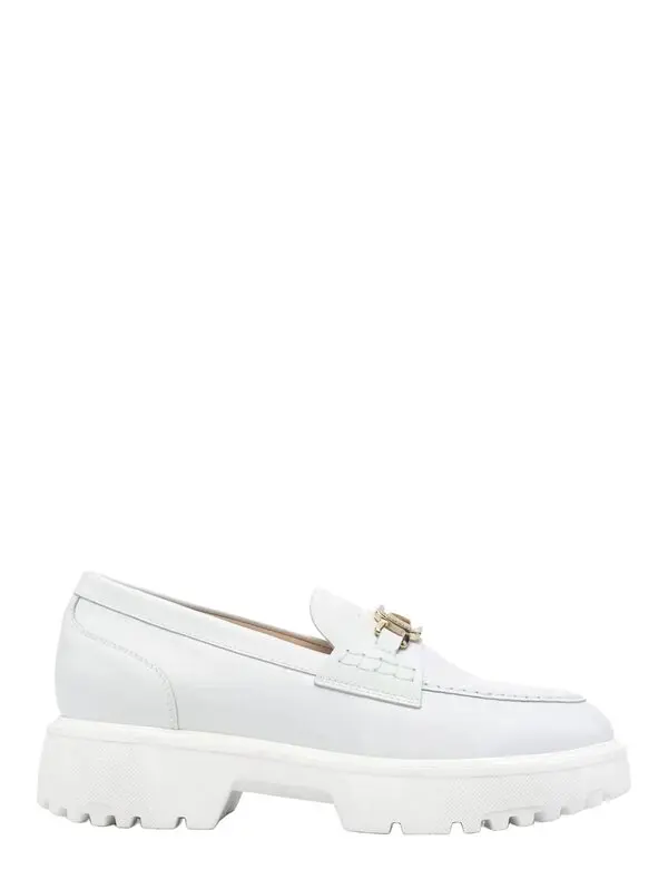 NEROGIARDINI 40mm Leather Loafers - White