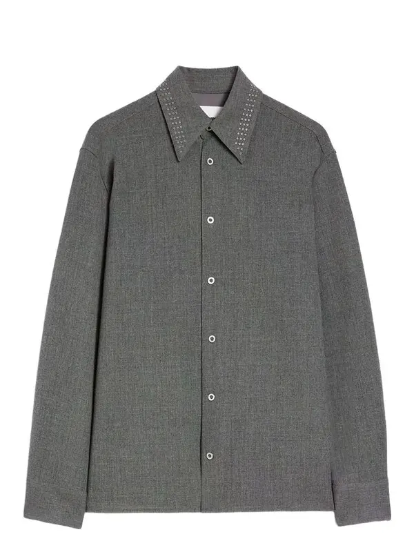 JIL SANDER Wool Shirt - Grey