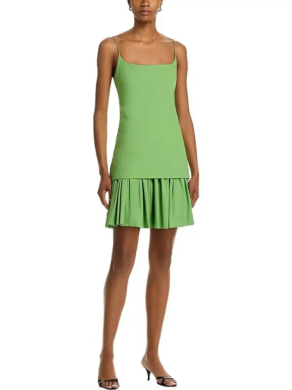 Staud Ari Mini Dress - Leaf