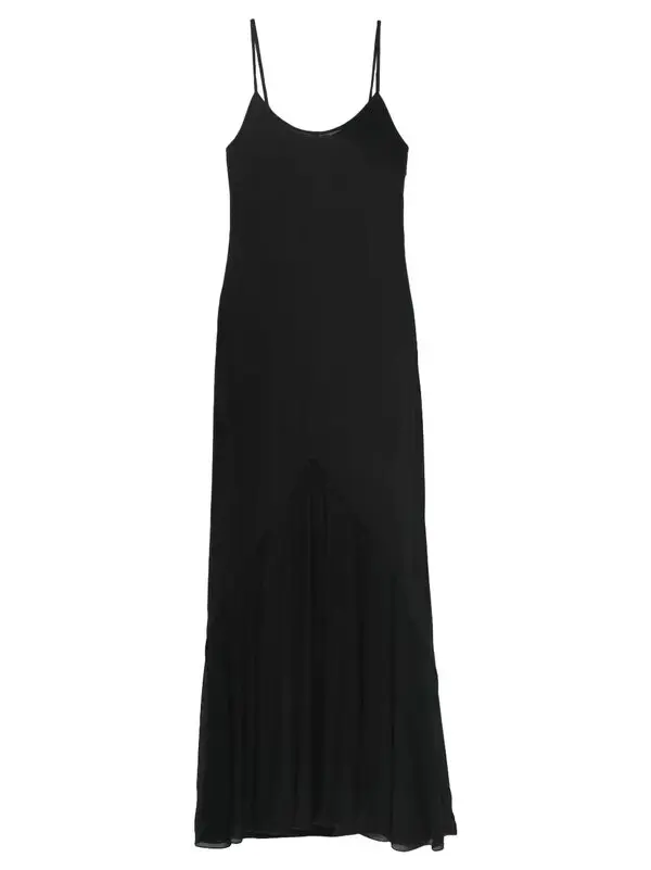 Giorgio Armani Midi Jersey Dress - Black