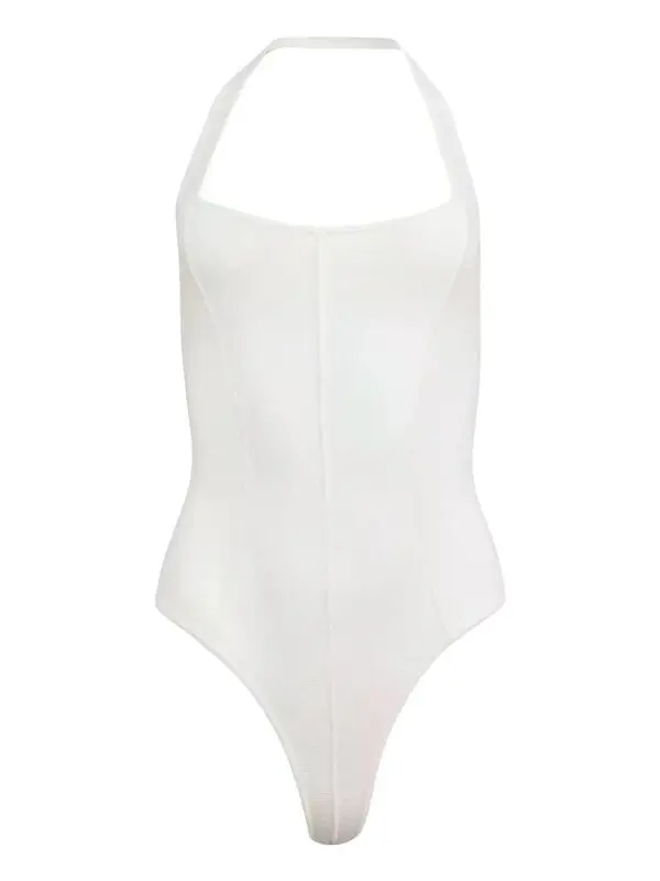 Fleur Du Mal Sofia Bodysuit - White
