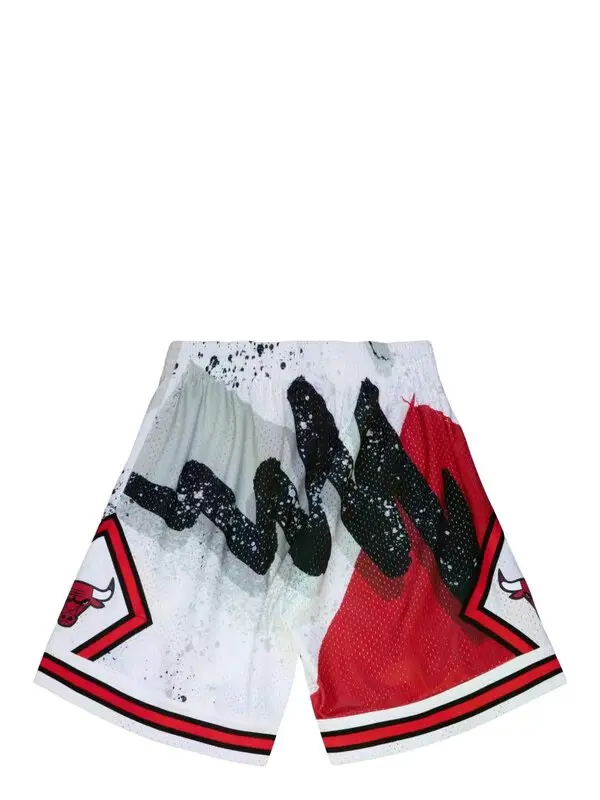 Mitchell & Ness Nba Chicago Bulls 1997 Hyper Hoops Swingman Shorts - White