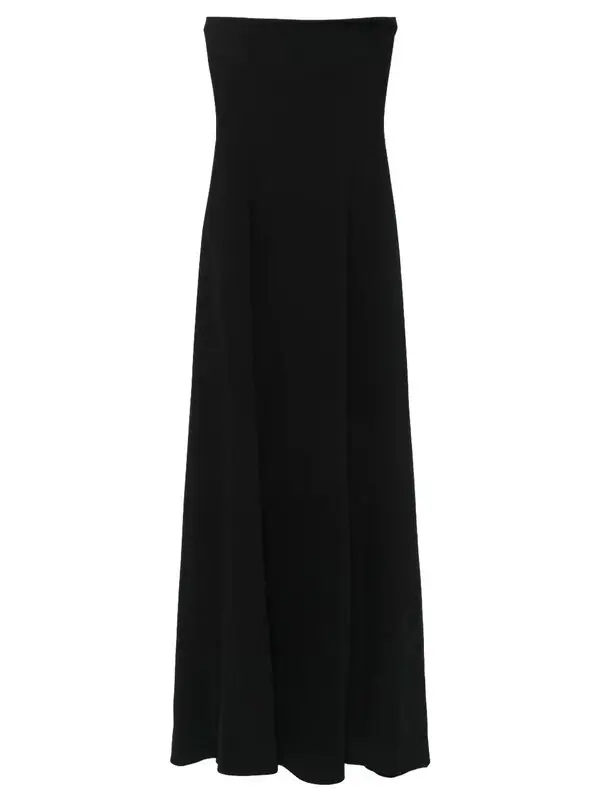 Solace London Sleeveless Flared Hem Dress - Black