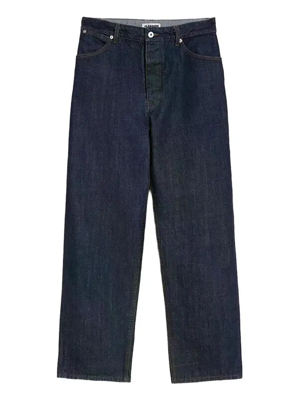 JIL SANDER Logo-patch Jeans - Blue