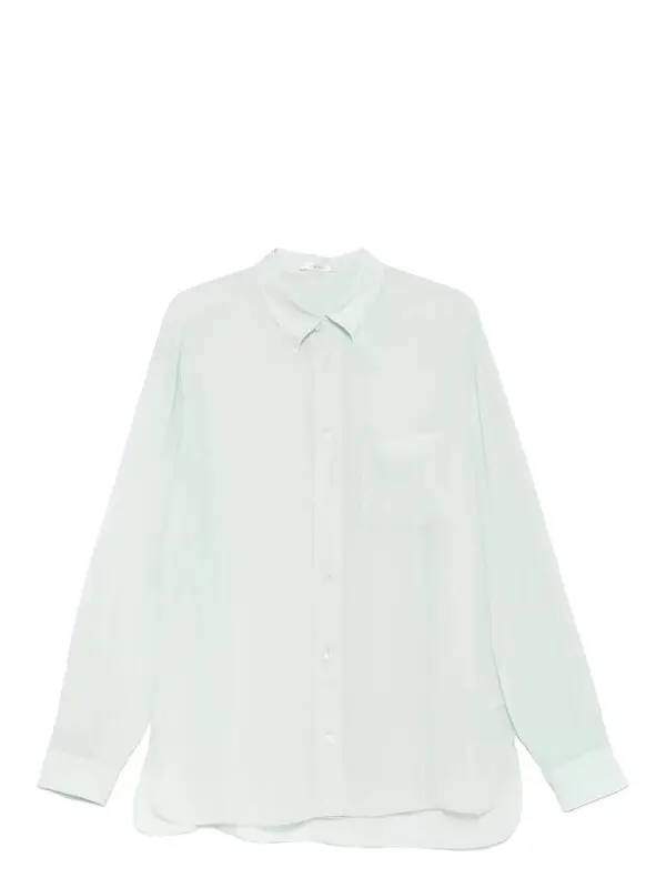 THE ROW Bresson Cotton Shirt - Green