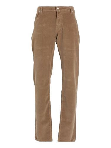 JACOB COHЁN Corduroy Stretch Slim Fit Pants - Beige