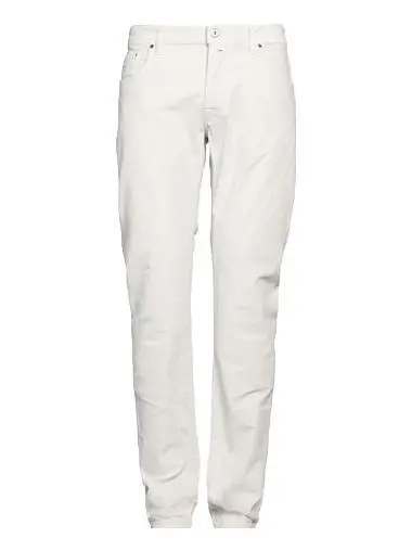 JACOB COHЁN Corduroy Stretch Slim Fit Pants - Light Grey