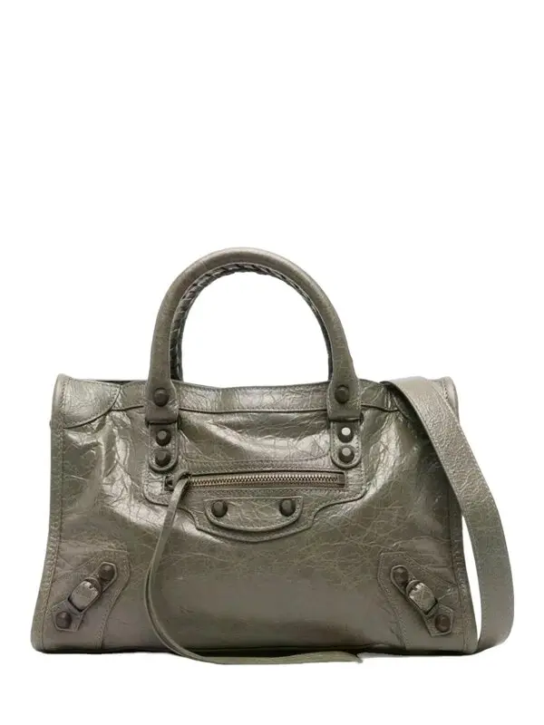 Balenciaga Small Le City Tote Bag - Green