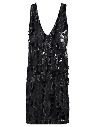 Alpha Studio Mini Sequined Dress - Black