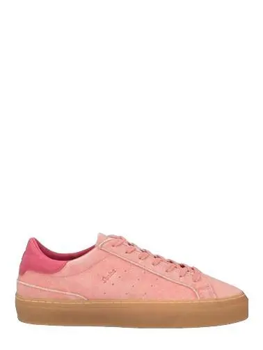 D.a.t.e. Antique Rose Leather Sneakers - Pink