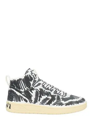 VEJA X MARNI Leather High-top Sneakers - White