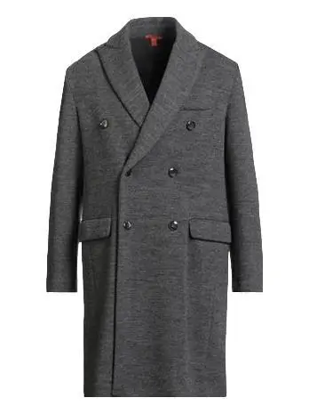 Barena Venezia Coat In Virgin Wool And Polyamide - Grey
