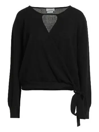 BALLANTYNE Wool And Cashmere Wrap Cardigan - Black
