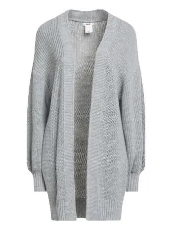 POUR MOI Mélange Knit Cardigan - Grey