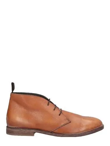 Moma Ankle Boots In Calfskin - Brown