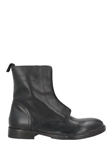 Moma Leather Ankle Boots - Black