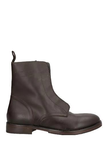 Moma Leather Ankle Boots - Brown