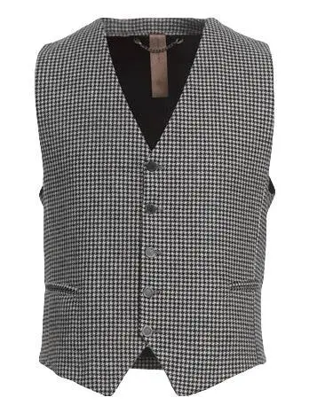 MESSAGERIE Tailored Single-breasted Vest - Black