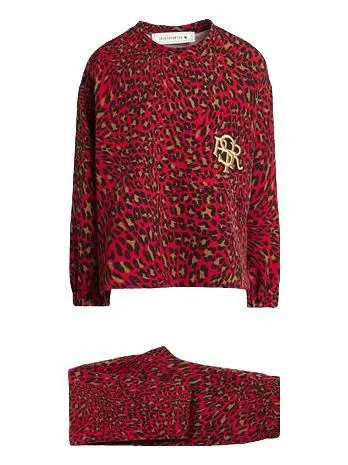 SHIRTAPORTER Leopard-print Jersey Co-ord Set - Red