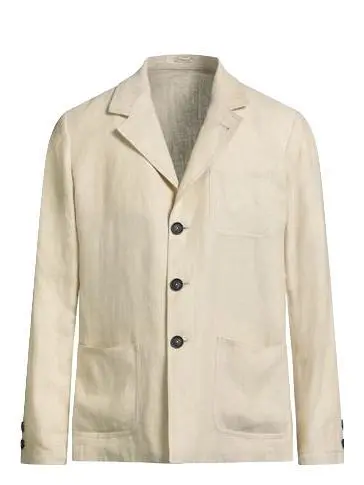 Massimo Alba Blazer Cream Size Linen - White