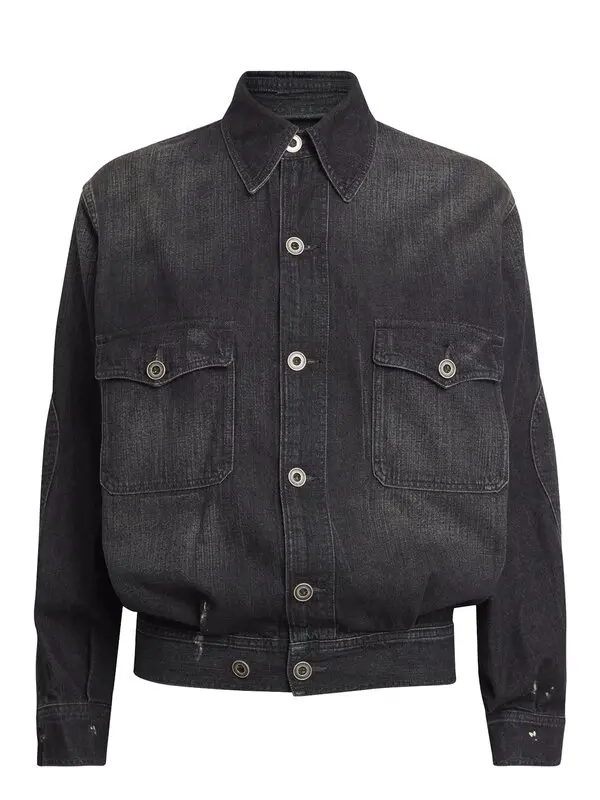 MAISON MARGIELA Denim Sport Jacket - Black