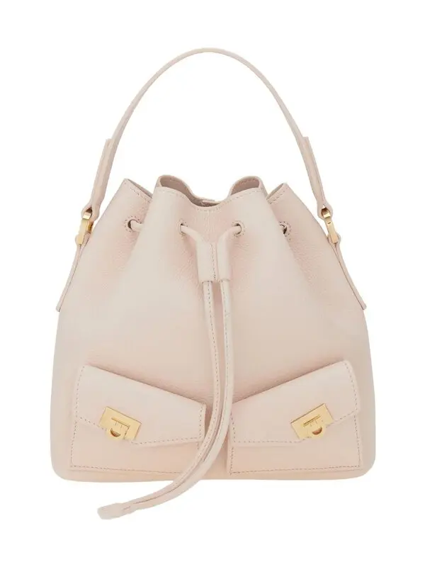 FERRAGAMO Multipocket Bucket Bag - Pink